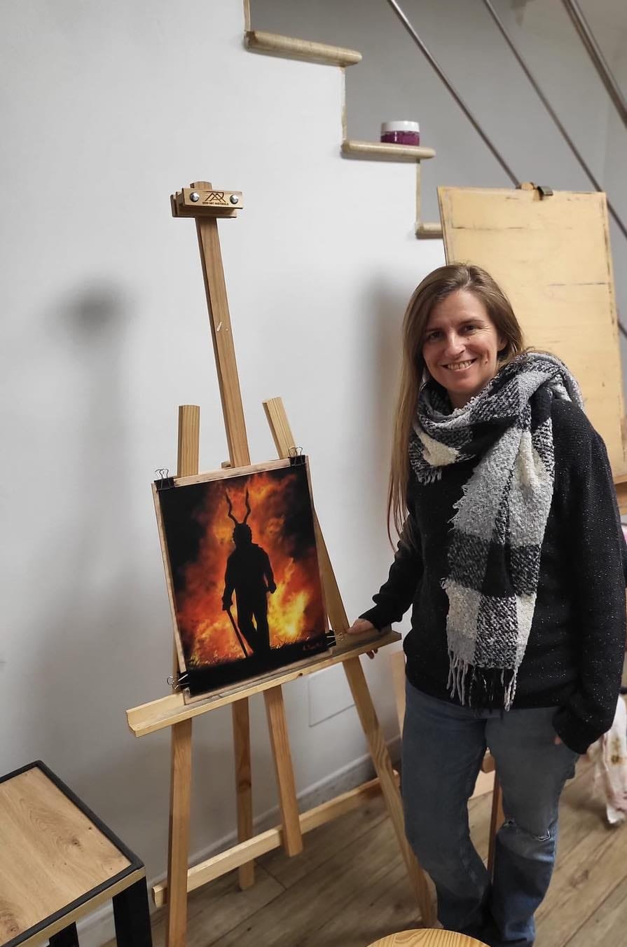 Los "Amics de Sant Antoni" sortean una obra de Ana Perelló para ...